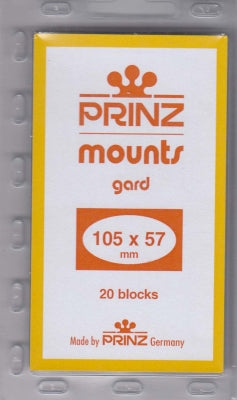 Prinz Pre-Cut Plate Block Stamp Mounts — Harry Edelman Inc.