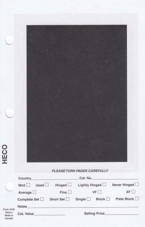 Heco #4 Stamp Sales Sheets (500 Qty) — Harry Edelman Inc.