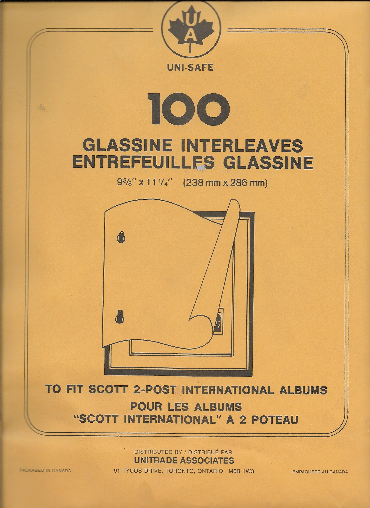 Stamp Glassine Interleaving — Harry Edelman Inc.
